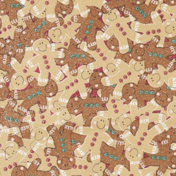 Glitter Gingerbread Man Dog Bandana – C&H Designs